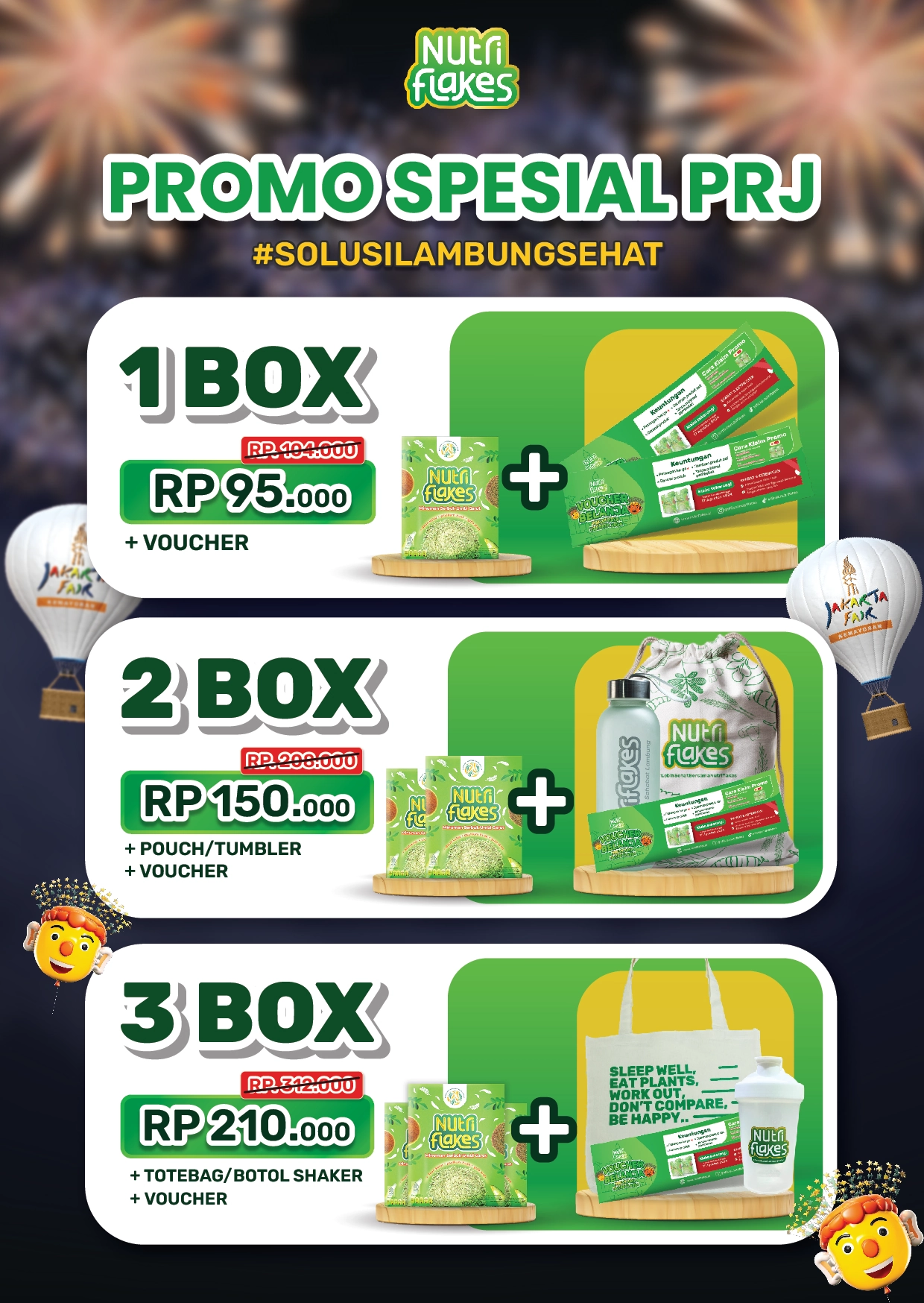 Dapatkan Diskon Spesial Pembelian Nutriflakes di PRJ 2024 - Nutriflakes